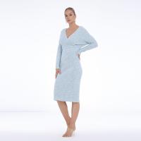 China Breathable Casual Long Sleeve Sweater Dress Knit Midi Dress for Autumn Winter for sale