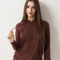 China Factory Direct 100% Wool Hoodie Soft Casual Style Pullover for Women for sale
