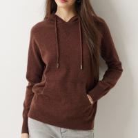 China Factory Direct 100% Wool Hoodie Soft Casual Style Pullover for Women for sale