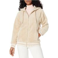 China Custom Logo Printing Women's Hooded Sweatshirt with Breathable Fleece and Windproof Zip-up Design for sale