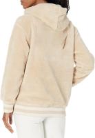 China Custom Logo Printing Women's Hooded Sweatshirt with Breathable Fleece and Windproof Zip-up Design for sale