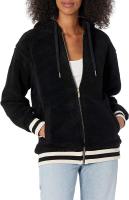 China Custom Logo Printing Women's Hooded Sweatshirt with Breathable Fleece and Windproof Zip-up Design for sale