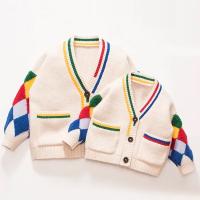 China Custom Mommy and Me Breathable Eco-Friendly Knit Cardigan Sweater for Women and Girls for sale