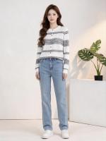 China 12G Computer Knitted Breathable Cardigan for Women - Custom Knit Top for sale