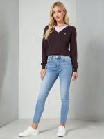 China Women's 12G Computer Knitted Pullover with Good Elasticity and Embroidery Logo | OEM ODM Knitwear for sale