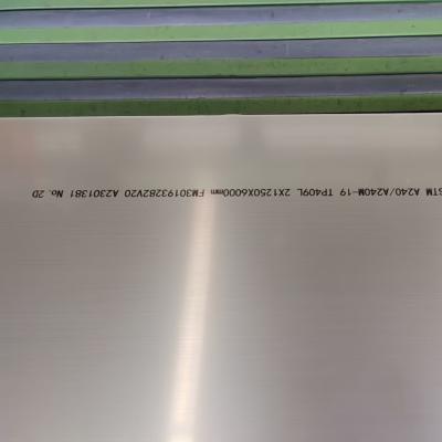 China AISI 1.4301 ASTM A240 Stainless Steel Plate TP 316L Steel Sheet Plate for sale