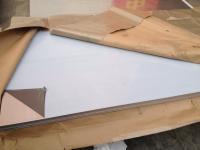 China 316Ti Stainless Steel Sheet 2B Brushed Finish 0.3 ~ 3mm Thickness 1219mm 4' Width for sale
