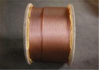 China Solid Silver Plated Copper Wire , Clad Aluminium CCA Twisted Electric Wire for sale