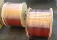 China Solid Silver Plated Copper Wire , Clad Aluminium CCA Twisted Electric Wire for sale