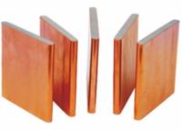 China T2 Round Rod 16mm Copper Square Bar , Polished C12000 Bending Copper Flat Bar for sale