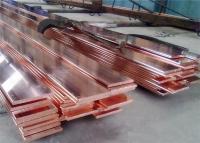 China T2 Round Rod 16mm Copper Square Bar , Polished C12000 Bending Copper Flat Bar for sale