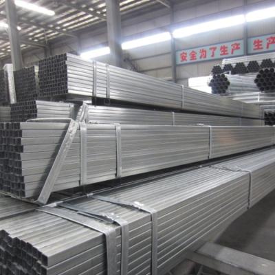 China China Supplier New Hot Dipped Non Secondary Galvanized Square Steel Tube for sale