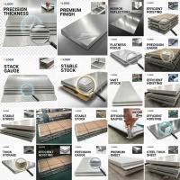 China 304 Stainless Steel Plate HL Hairline Finish 0.5mm-3.0mm with Laser Cut Custom Sizes for Architectural Cladding for sale
