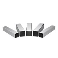 China Thickness 0.5mm SS304 Square Steel Pipe Satin Hairline Surface for sale