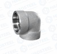 China DIN2605 Industrial Pipe Fittings Forged Socket Weld Elbow NPT Thread for sale