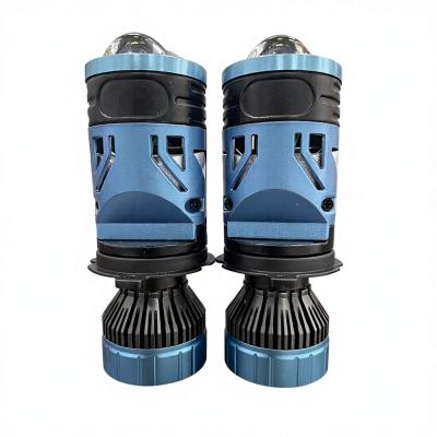 China Super Bright 120W 12V 24V 6000K H4 Mini Projector Bulb LED Headlight for Cars Trucks 10000 Lumens for sale