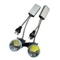 China Super Bright 120W 12V 24V 6000K H4 Mini Projector Bulb LED Headlight for Cars Trucks 10000 Lumens for sale