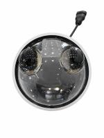 China Fog Lamp Dual Color 110W Pair Projector  LED Bulb Lens 6500K 3000K Canbus Auto Lights Plug & Play for Cars Trucks 12V 24V OEM for sale