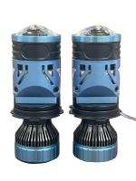China 160W Per Pair H4 Projector Lens LED Headlight Bulb 6500K White Aluminum Canbus 12V 24V Auto Lighting System for Cars Truck for sale