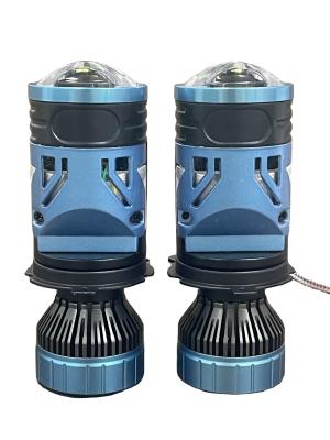 China 160W Per Pair H4 Projector Lens LED Headlight Bulb 6500K White Aluminum Canbus 12V 24V Auto Lighting System for Cars Truck for sale