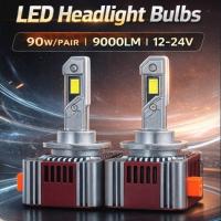 China New 90W 9000 Lumens 6000K Car/Truck LED Headlight Bulb D3S D8S D Serious Plug & Play 12V/24V 2-Year Warranty OEM/ODM for sale