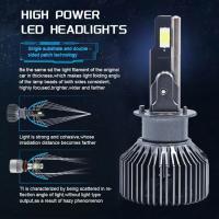 China New 100W Per Pair 10000LM 6500K H1 Aluminum Brass Car LED Headlight Bulb 12-24V Plug Play Universal Fitment 2-year Warranty for sale