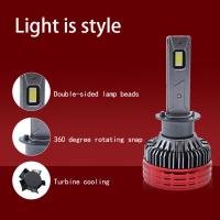 China YOUCHESHI 130W LED Headlight H1 New Mini Automotive Accessories 6500K Color Temperature Cool White 9000LM 24V Aluminum Material for sale