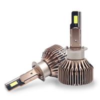 China New Super Bright 10000Lm 120W High Quality H1 Car LED Headlight Bulb Cool White 6500K 24V Universal Fitment Aluminum+Brass for sale