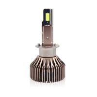 China New Super Bright 10000Lm 120W High Quality H1 Car LED Headlight Bulb Cool White 6500K 24V Universal Fitment Aluminum+Brass for sale