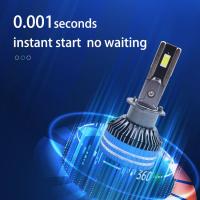 China High Quality 7500LM 120W New LED Headlight Chinese Factory H1 Car Fog Light Bulbs 6500K Cool White Color CSP 24V LED Chip for sale