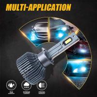 China New 160W 6500K Universal H1 Car LED Headlight Bulb with 11000LM for sale