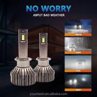 China Super High Power 200W 10000LM LED Headlights Bulb Cool White Light 6500K Auto Lighting System Car Truck H1 H4 H7 H11 9005 for sale
