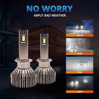 China Super High Power 200W 9400Lm White LED Headlight H1 for Cars & Trucks 24V Front Lamp with 6500K Color Temperature New Condition for sale