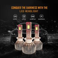 China New Design White 6500K 240W 22000LM Full Capacity 12V/24V IP68 Waterproof LED Car Headlight Bulbs for H1/H7/H11/9005/880 for sale