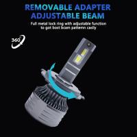China 90W H4 LED Canbus Headlight High Power 6500k White LED Bulb 24V Auto Lighting System 3000LM 24 Months Warranty Universal Fitment for sale