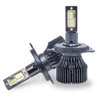 China New 100W 10000LM H4 LED Headlight Bulb 6500K 12V-24V Plug & Play Universal Fitment with 24-Month Warranty for sale