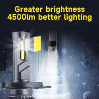 China 130W H4 LED Car Headlight High Performance White Light Automotive Accessories Canbus Function 24V New for sale