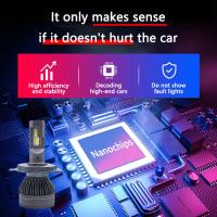 China New 120W Auto LED Headlights 4600LM H4 Cool White Light High Power Universal Fitment Car Accessories for sale