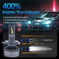 China New Super Bright 130W H4 LED Headlights 4500LM Cool White Light 6500K Color Temperature Aluminum Universal Fitment 24V YOUCHESHI for sale