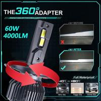 China White 120W LED Headlight 12V 24V Universal Auto Lighting Systems High Quality H4 Car Lamps New for sale
