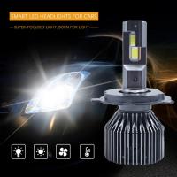 China High Quality New 5000LM H4 LED Headlight Bulb 120W White Light 24V Aluminum Universal Fitment Car Lights From Chinese Factory for sale