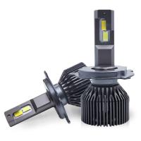 China New 70W H4 Auto Car LED Headlight Bulb Double Color Canbus Function 24V IP68 Waterproof Universal Fitment 6000K 2300LM 38LM/W for sale