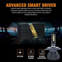 China New Auto Lighting Systems 110W 6500K H4 LED Headlight Bulb 6500LM Universal Fitment for sale