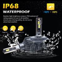 China New Auto Lighting Systems 110W 6500K H4 LED Headlight Bulb 6500LM Universal Fitment for sale