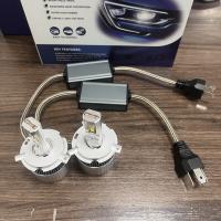 China Y25 H4 120W Car LED Headlights High Brightness 11000LM 6500K White Light Aluminum+Brass 24-Month Warranty New Universal Fitment for sale