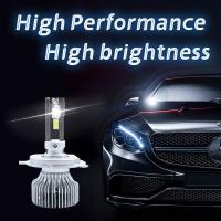 China 120W Per Pair H4 10800LM Super Bright LED Headlight Bulb 6500K Canbus Auto Lamp Plug & Play for Cars SUVs Trucks 12V-24V OEM for sale