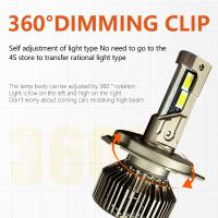 China 160W 7000LM Full Capacity Universal H4 LED Headlights 6500K Auto Lighting System  High Quality Front Car Lamp Car Accessories for sale