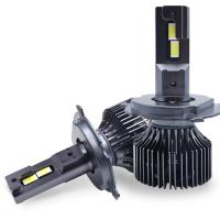 China High Power 200W H4 Car LED Headlight Universal Auto Lighting System New 24V Aluminum White Light H4 Bulb Shape 5000LM 6500K for sale