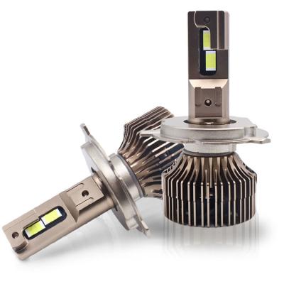 China Super High Power 200W 5000Lm White 6500K Aluminum+Brass LED Headlight H4 Auto Lighting Systems Car Truck 24V New for sale
