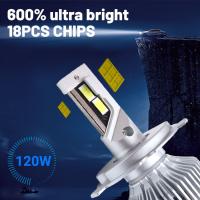 China New Universal 24V X18 Auto LED Headlight Bulb H4 Cool White 6500K 240W 6500LM 24-Month Warranty YOUCHESHI for sale